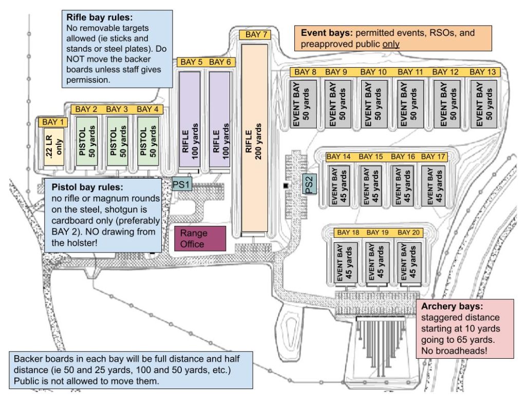 Range Maps - Cameo Shooting and Education Complex