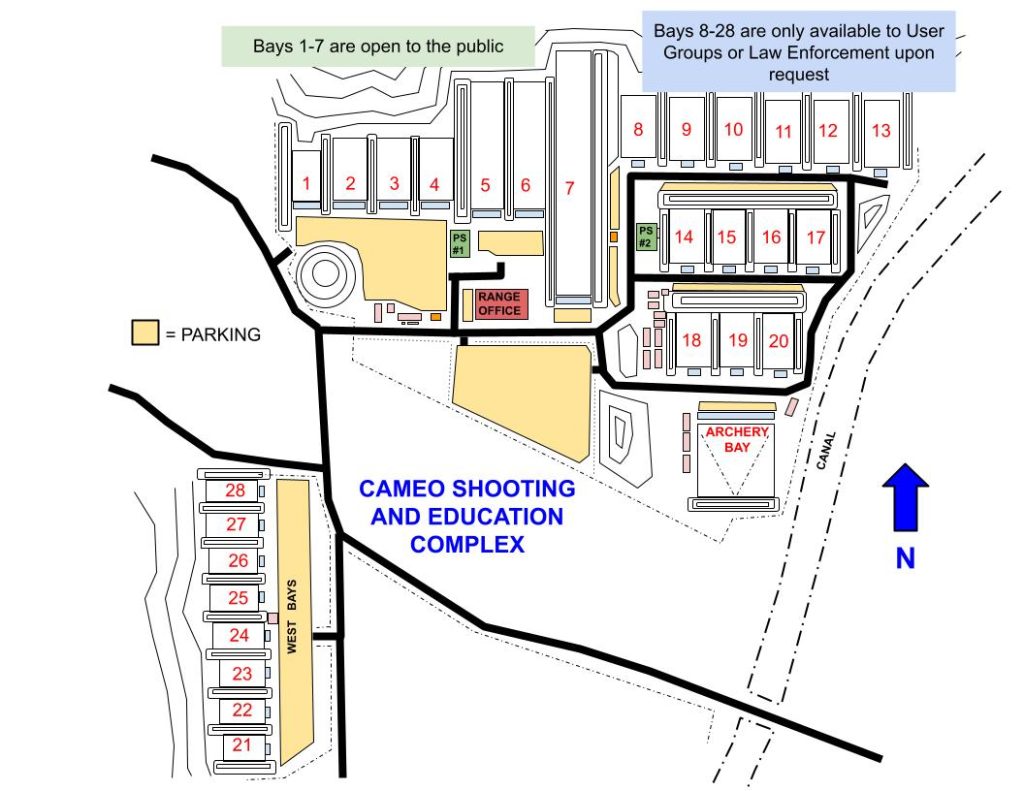 Range Maps - Cameo Shooting and Education Complex